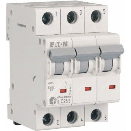 Выключатель автоматический Eaton HL-C253 3Р 25A C 4.5кA 3M 194793