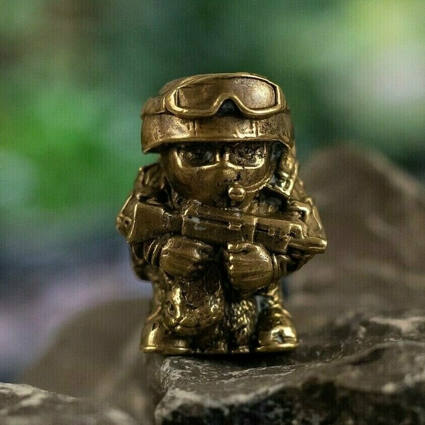 Вежливые Люди - Солдат Армии РФ - Армия России - Российский Солдат - Русский Солдат - Бусина Темляк - Темлячная Бусина - Брелок - Миниатюра - Фигурка