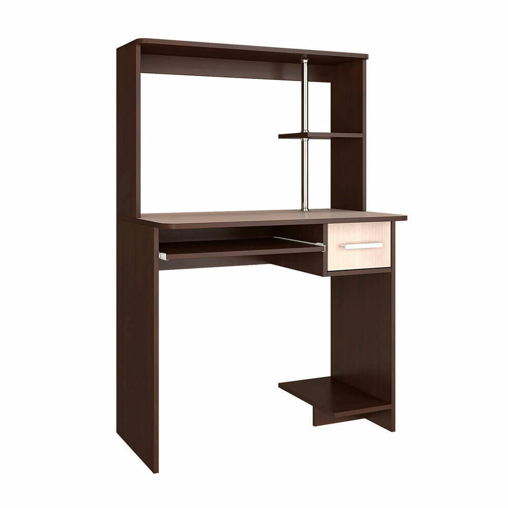 "Дебют" стол компьютерный (835х1320х500) венге/лоредо шт