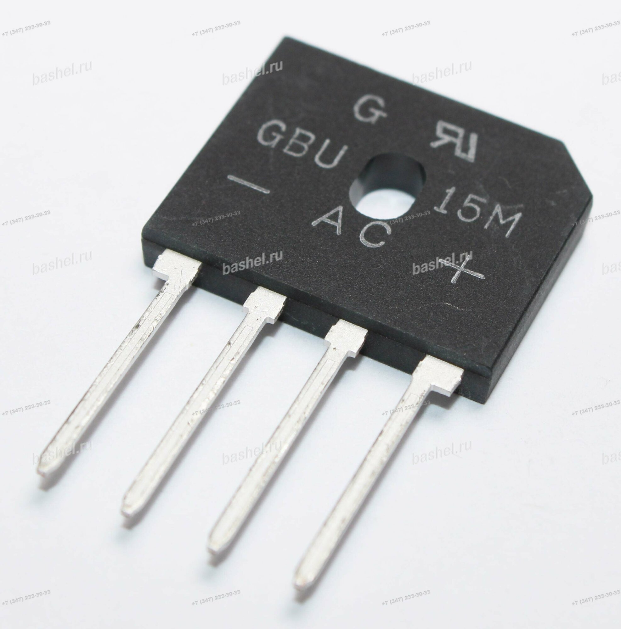 GBU15M 15A, 1000V, Диодный мост, GBU, Hottech