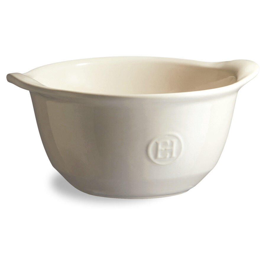 Форма для запекания яиц (кодлер) Emile Henry 16,7 х 14 х 8 см, 0,55 л, кремовый