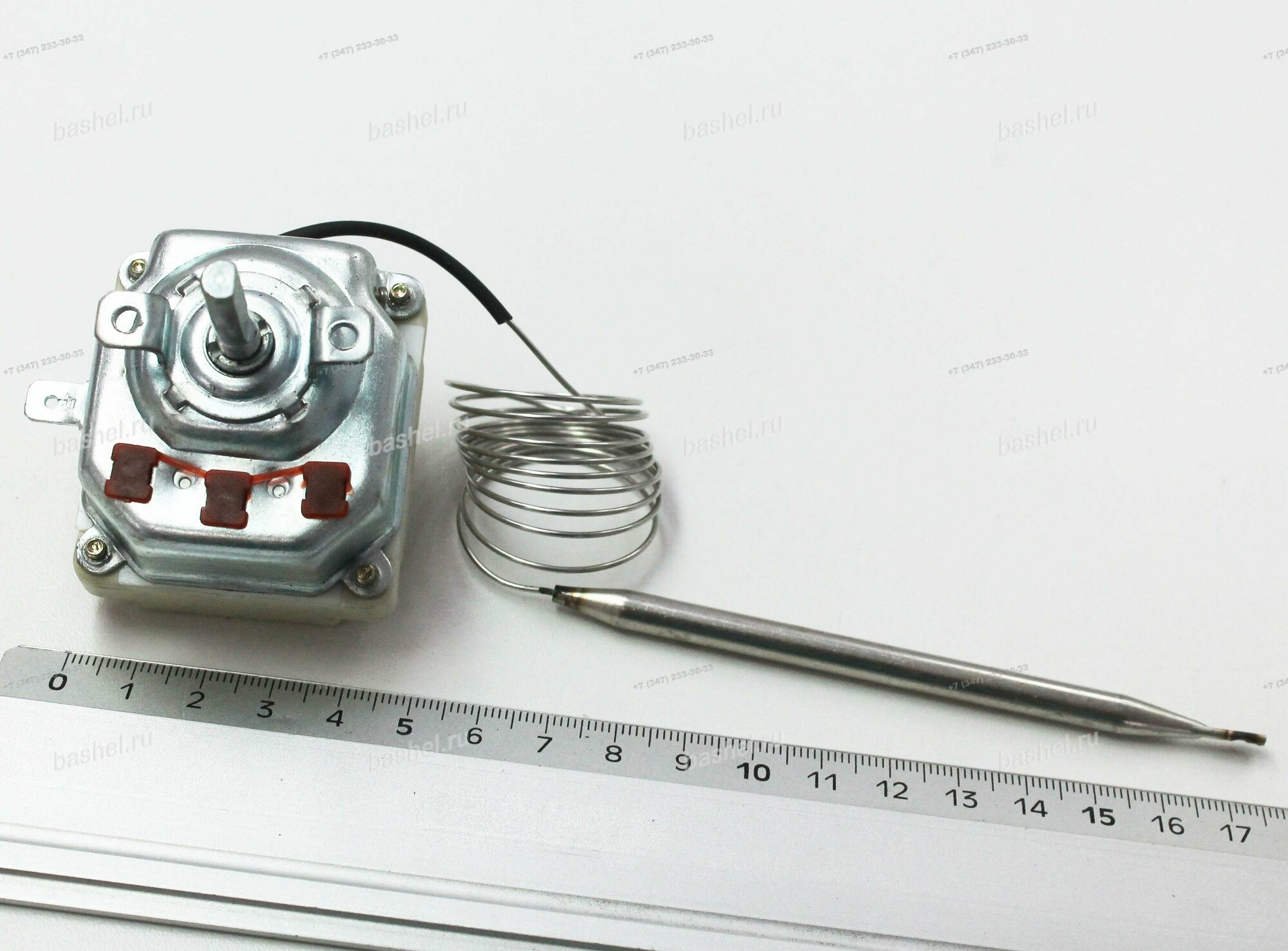 Терморегулятор капиллярный 090°C WJC-90C 24A, 380V (30…90°C) трехфазный