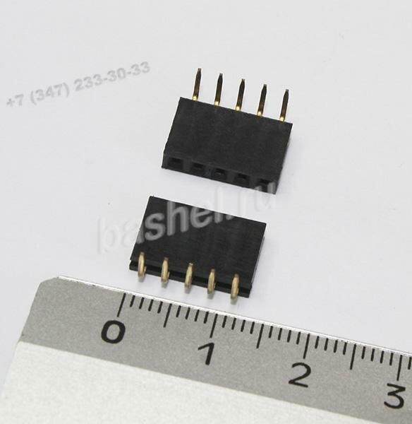 Разъем штыревой PBSR-1x05 (2,54)