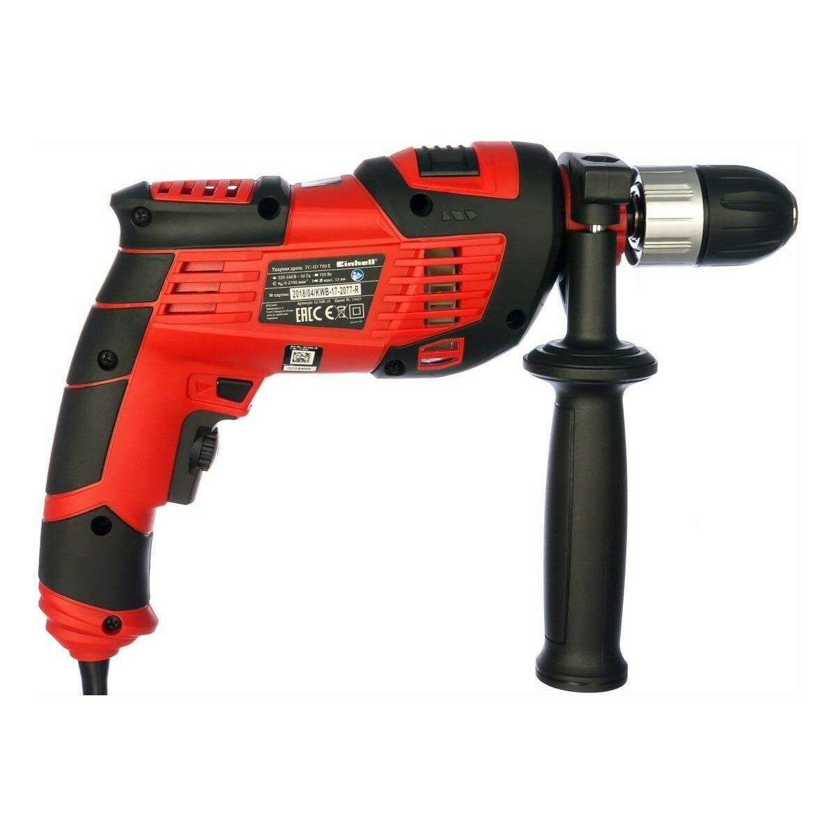 Дрель ударная сетевая EINHELL TC-ID 720 E — фото 1