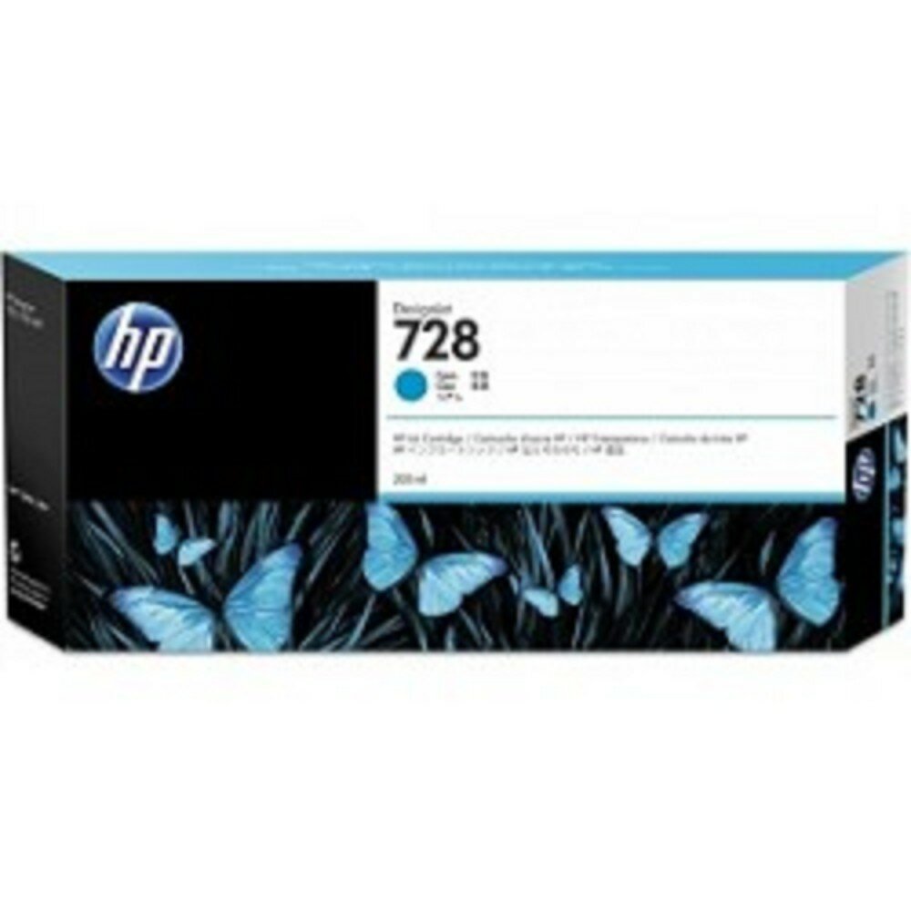 Картридж HP №728, Голубой