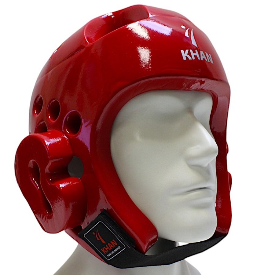 Шлем для тхэквондо Khan Grand красный, S