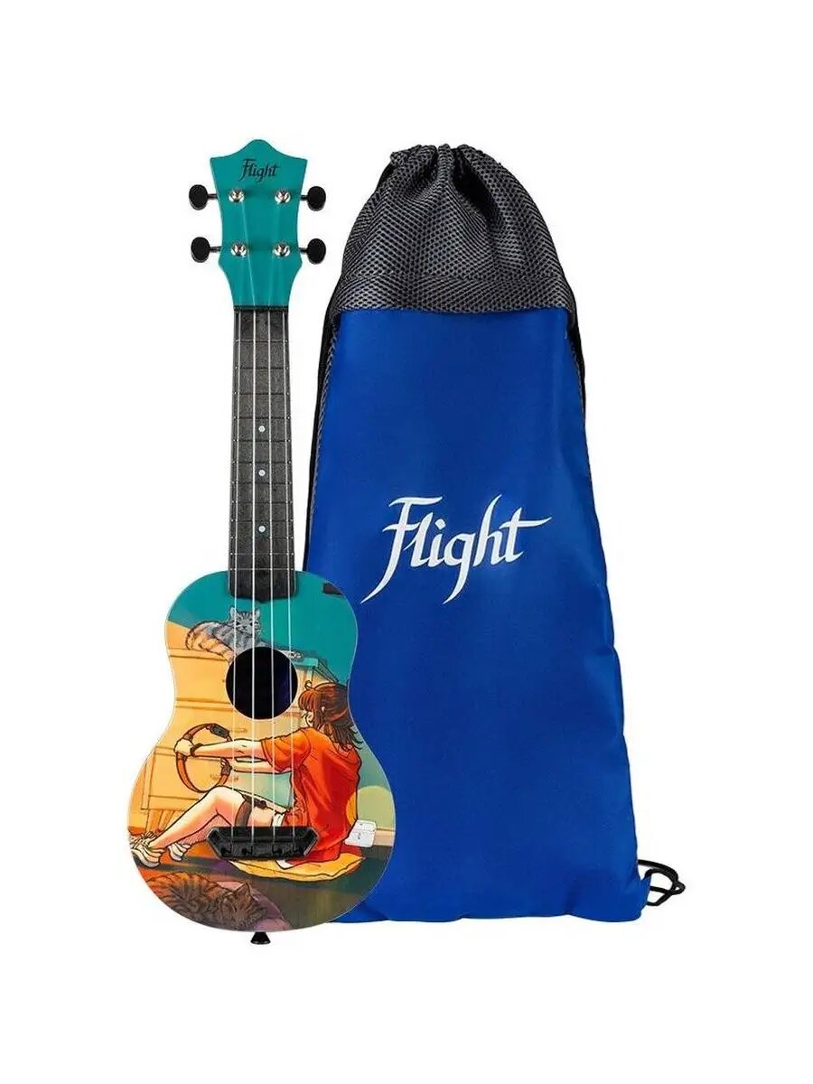 Укулеле сопрано FLIGHT ULTRA S-42 Game, чехол в комплекте