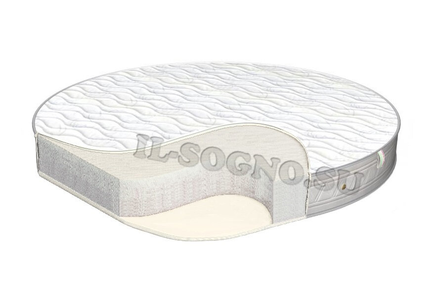 Матрас анатомический круглый Велиа Ротондо 22см 220x220