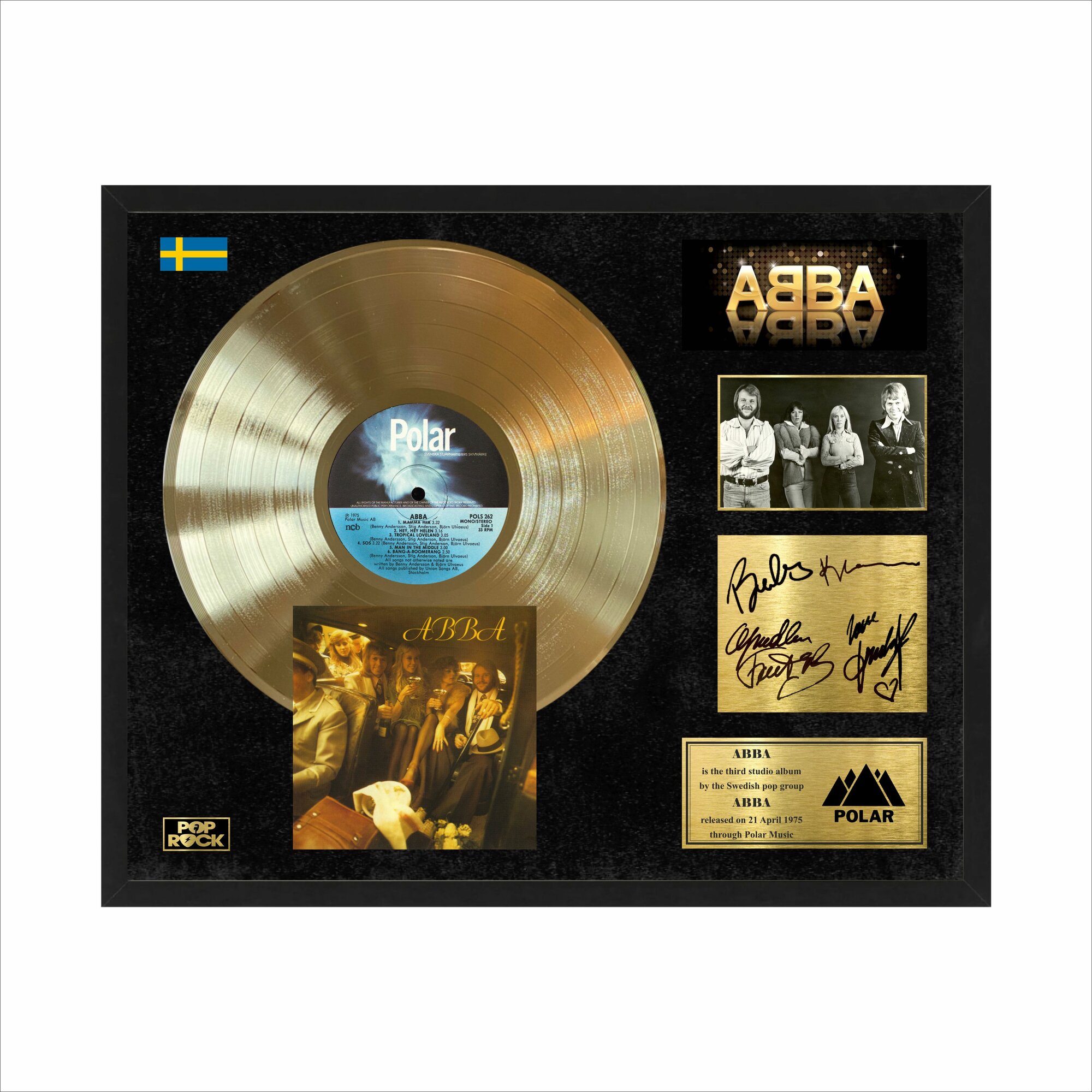 ABBA Картина с золотым диском