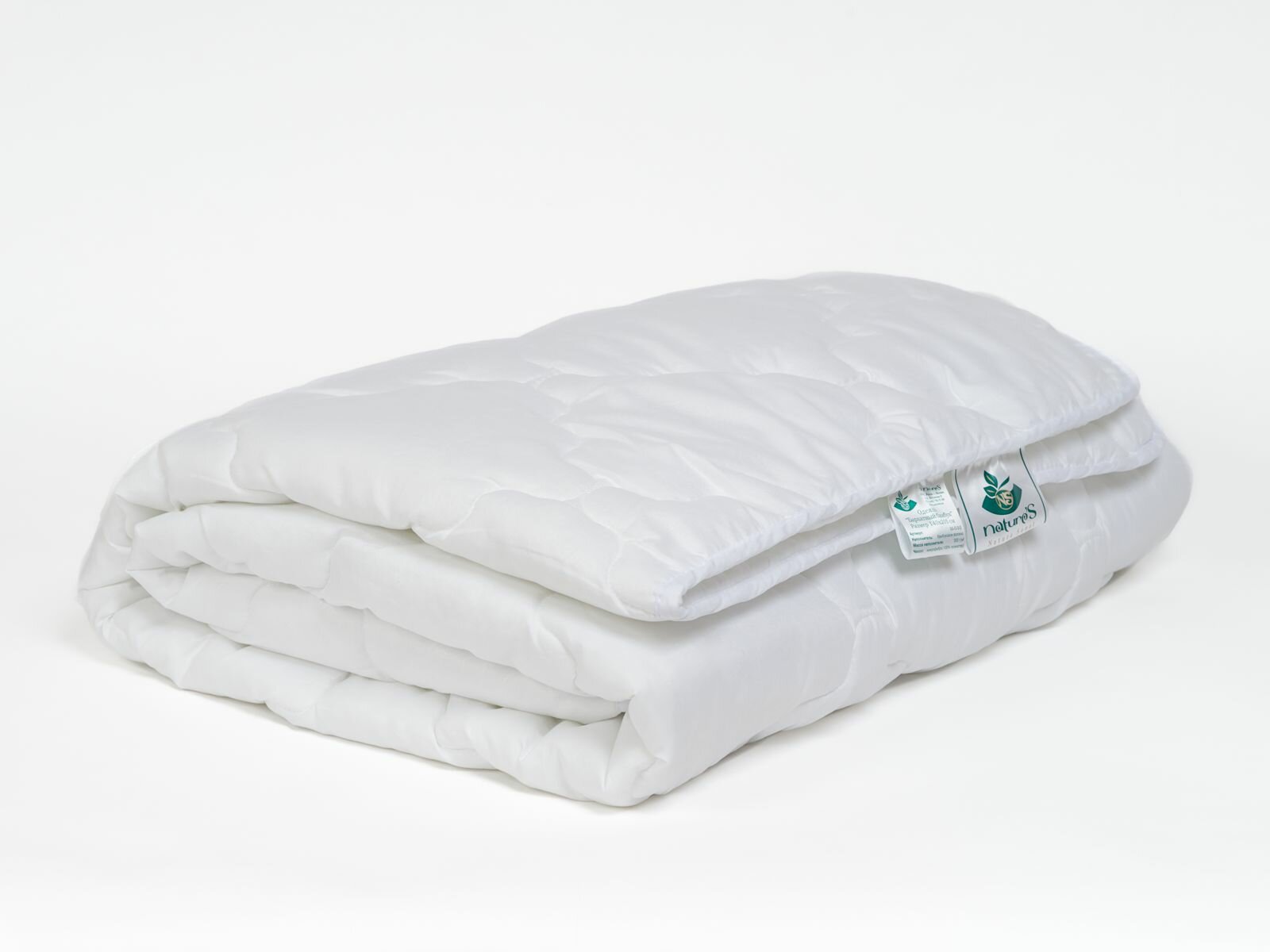 Одеяло 2 спальное "бархатный бамбук" 200х200 всесезонное, бамбуковое волокно, воздушное легкое теплое, Natures