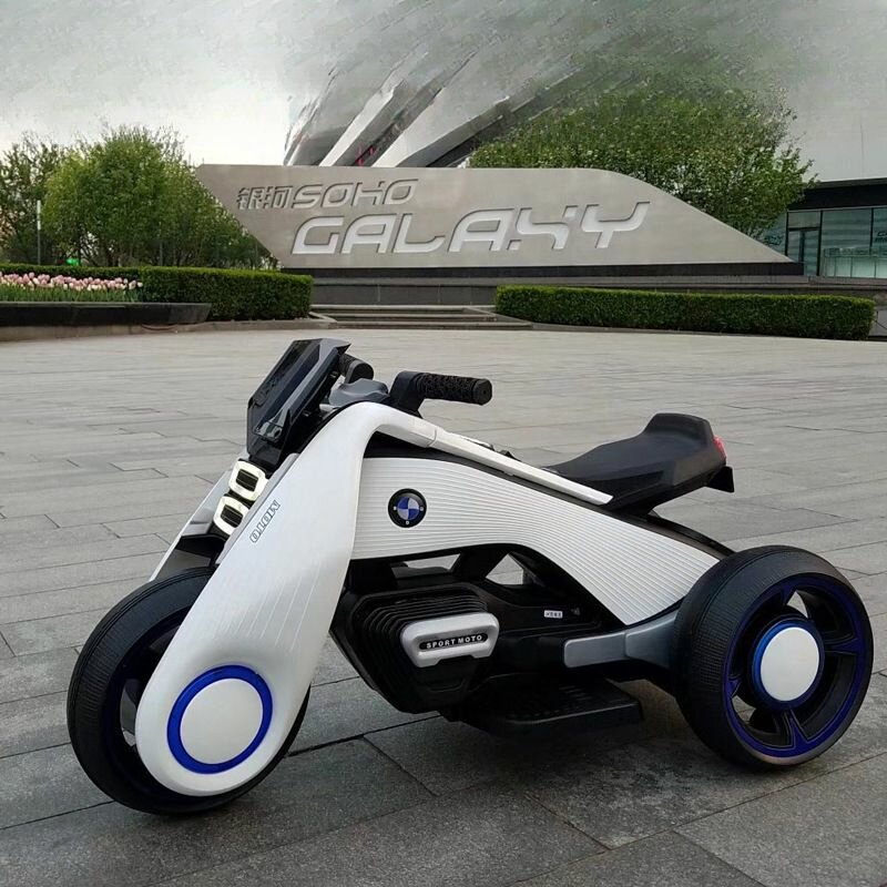 Детские электрические мотоциклы, мальчики и девочки, 1-6 лет, на трехколесных велосипедах могут сидеть люди