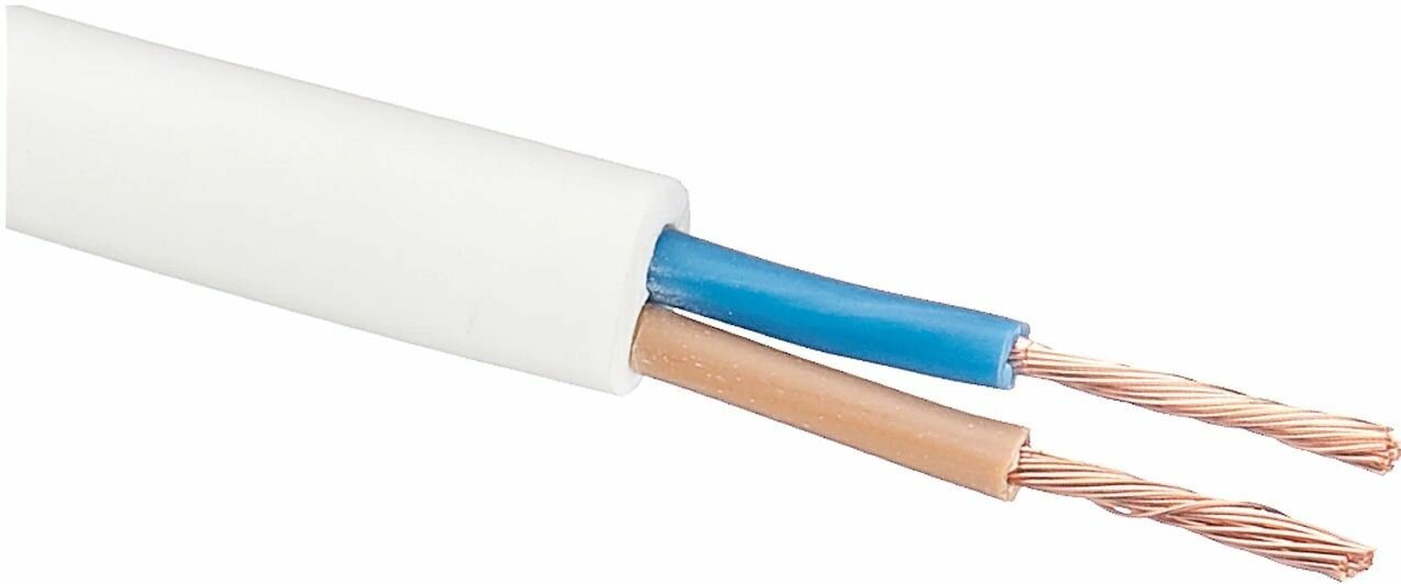 Провод силовой Лептон ПУГВВ, многожильный, 2x2,5, 100 метров