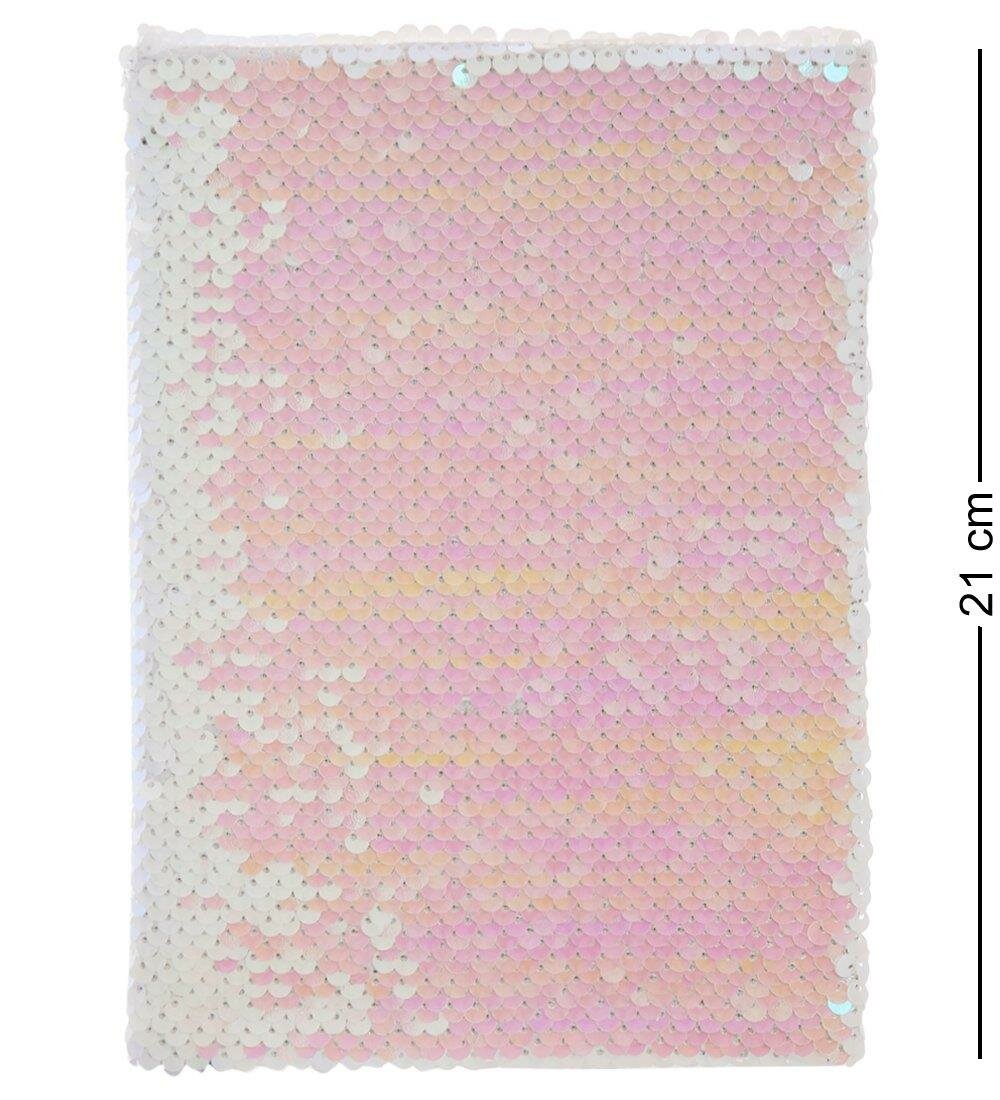 Блокнот Яркое настроение A2135041 разностор, Бумага, картон, пайетки