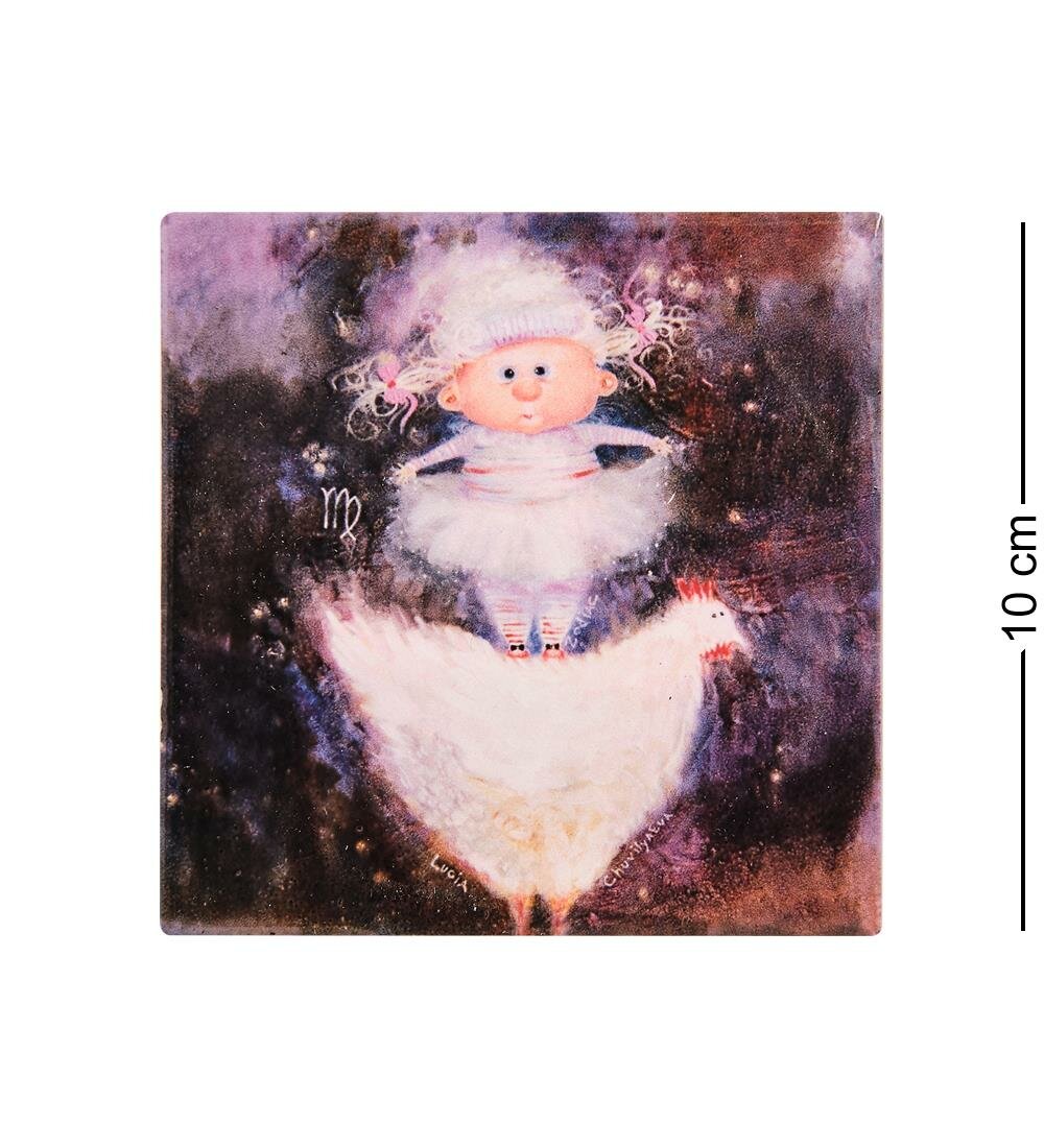 Магнит Дева 10х10 A2158855 Artangels, Керамика, магнитная основа