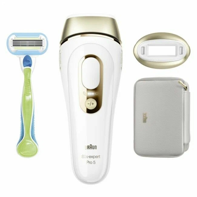 Фотоэпилятор Braun PL5052 White/Gold
