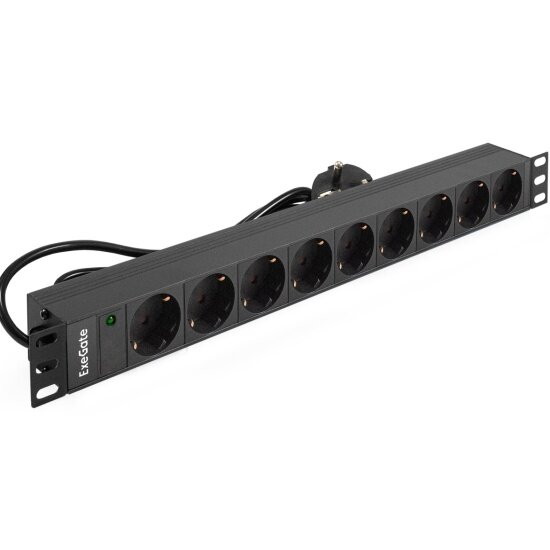 Блок розеток Exegate ServerPro PDU-19H904 Al-9S-EU2.5 (EX280850RUS)