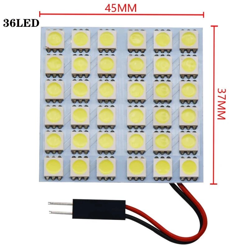 Светодиодная панель 36 LED, 45x37 мм, 12 В, Белый