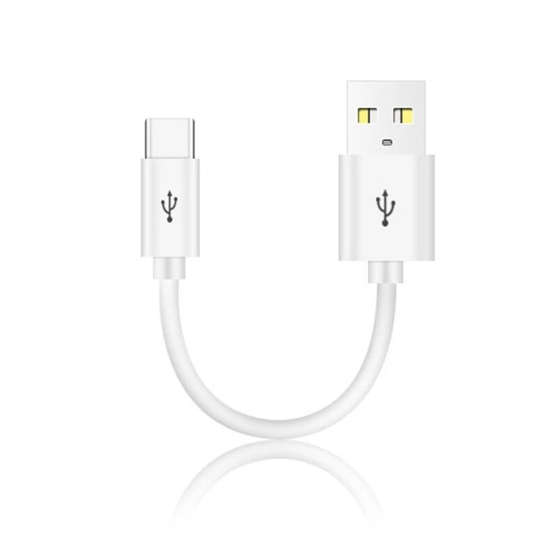USB Type-C кабель 10 см 10cm, White