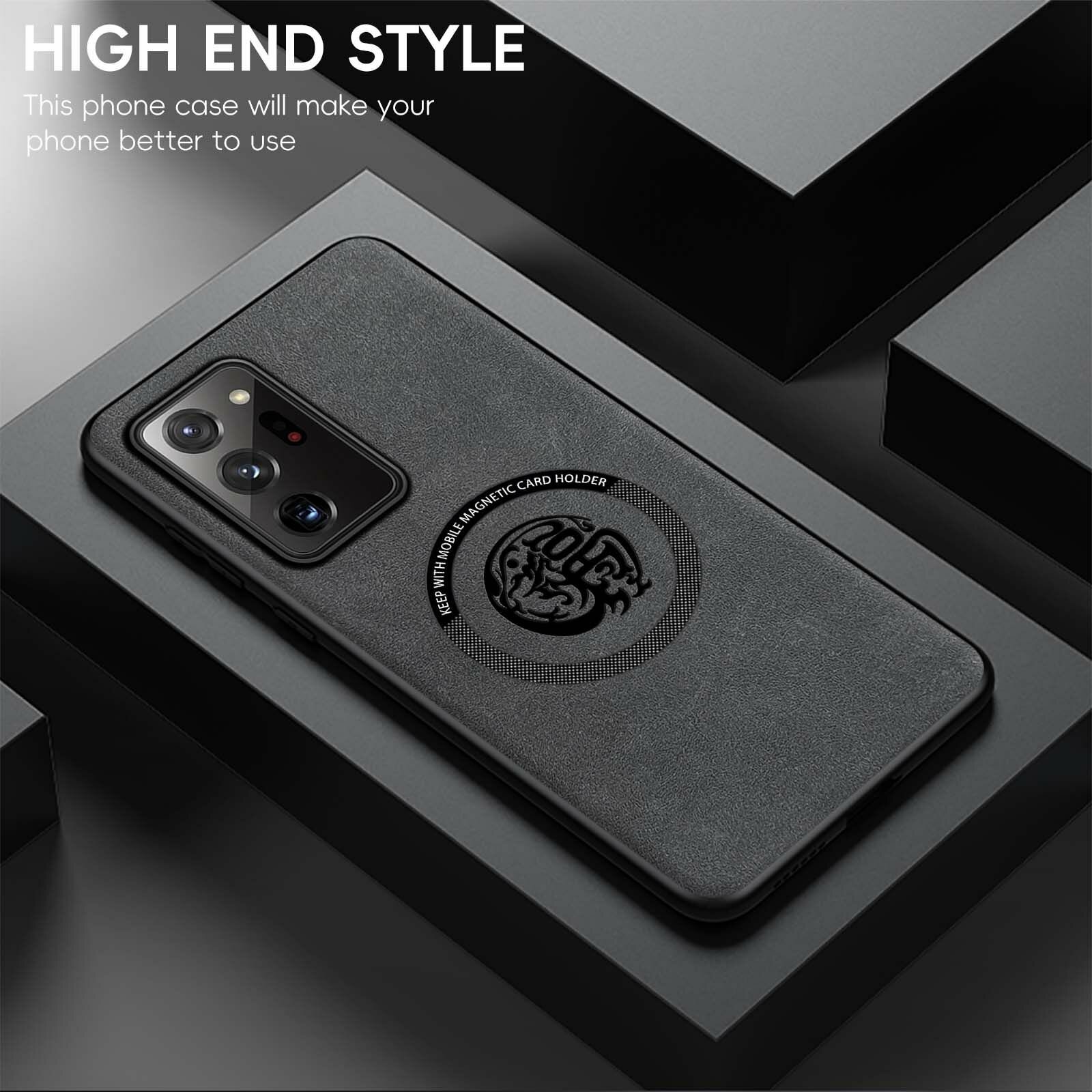 Чехол для смартфона Samsung Galaxy Note 20 Ultra ( Самсунг Нот 20 Ультра) Роскошная кожа magsafe противоударный , Защита от падения, Корпус мобильного телефона с защитой камеры