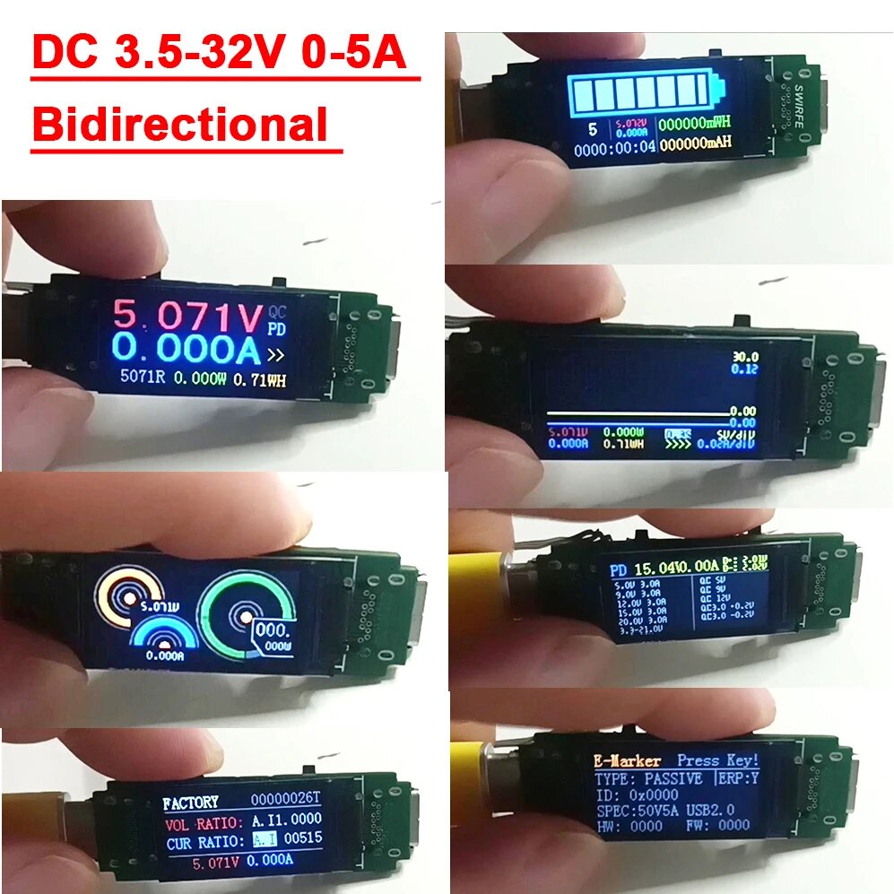 USB-тестер DykbRadio 5А — фото 1