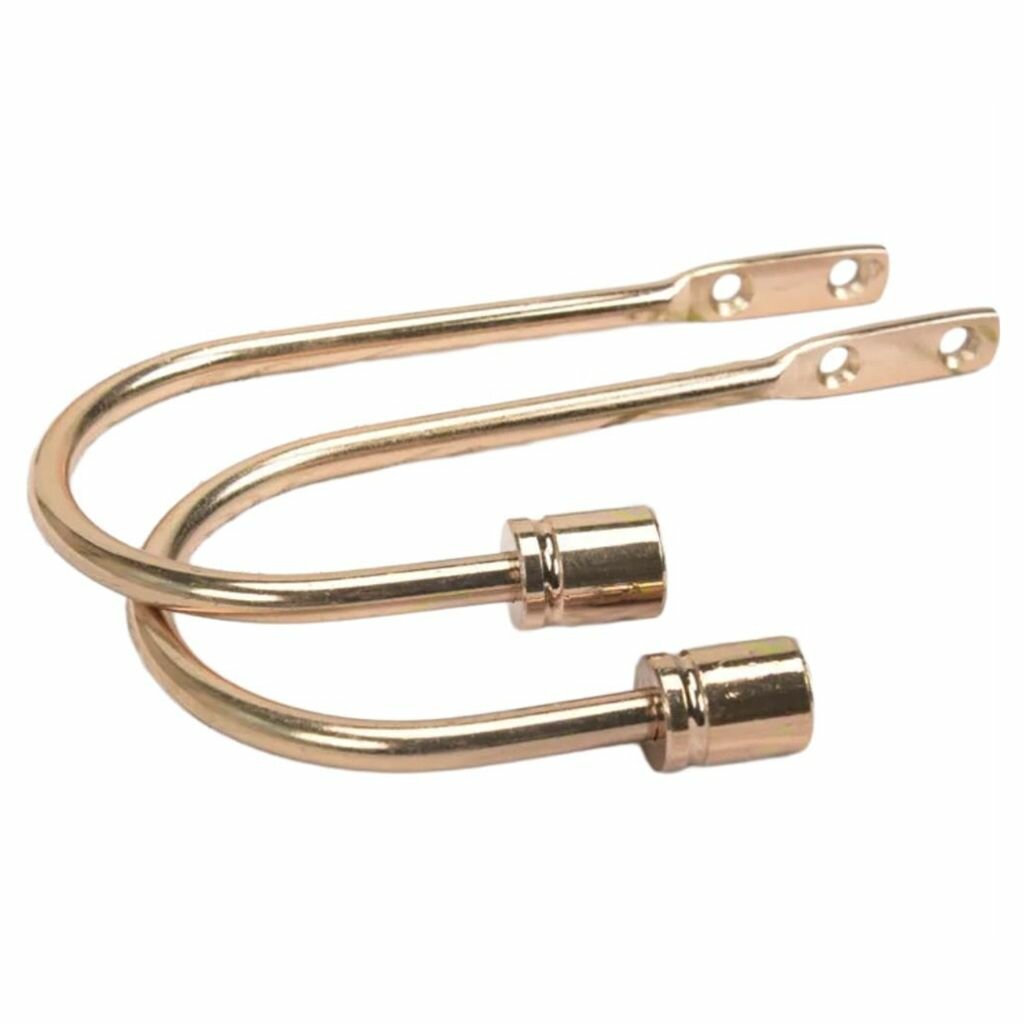 Элегантные металлические фиксаторы для штор, 2 шт, настенные подхваты оконной драпировки, крючки с винтами, декор домашнего офиса