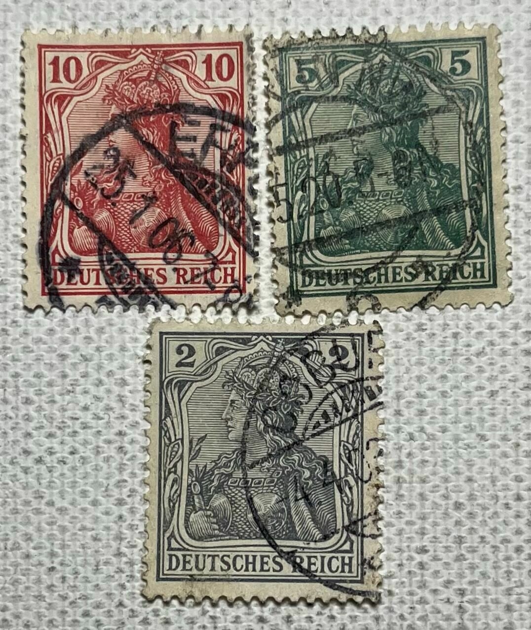 Германская Империя Валькирия в имераторской короне 3 марки 1902-1915 года