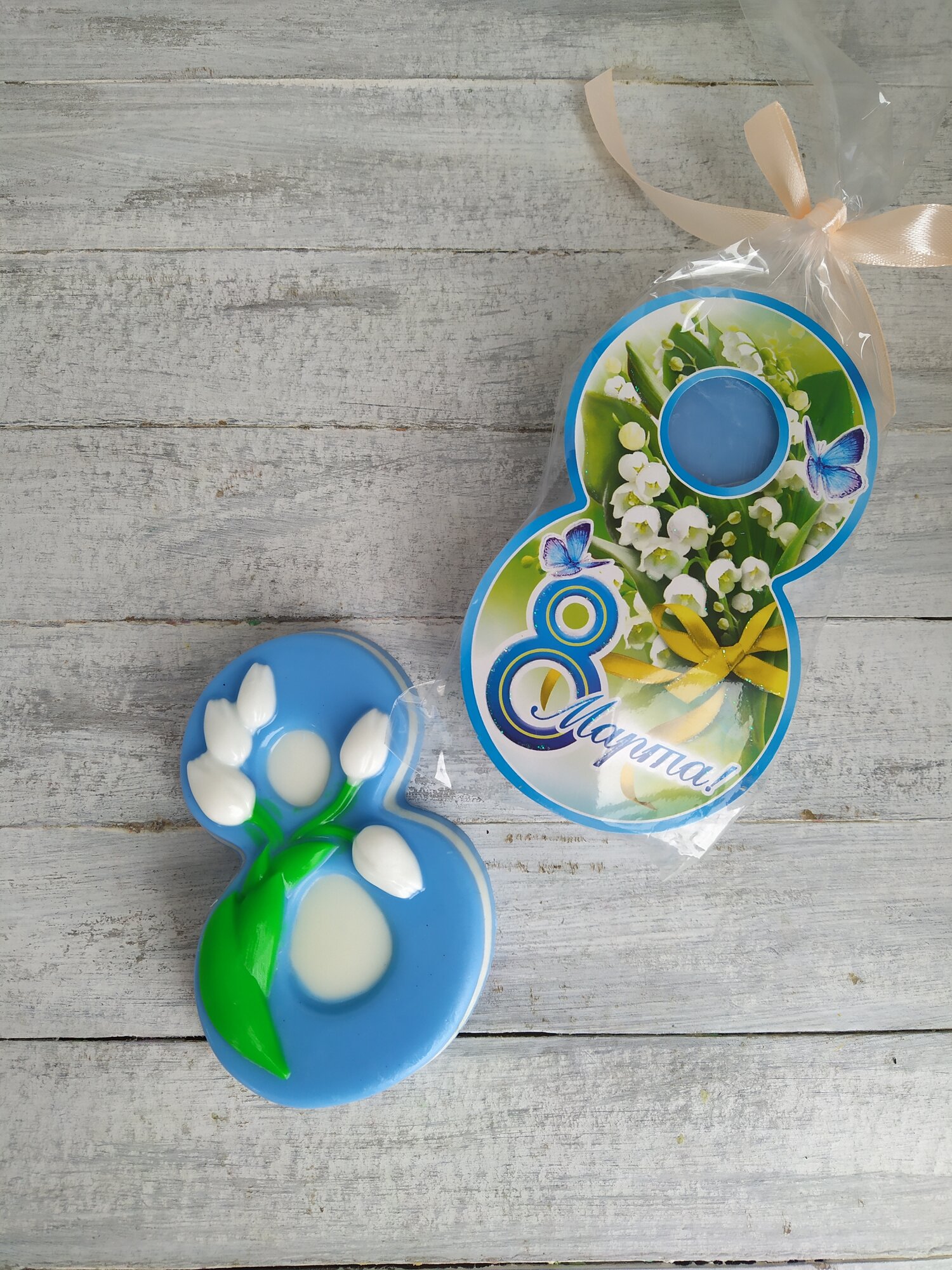 Мыло " 8 Марта с тюльпанами" 70гр, аромат чёрная смородина, Подарок девушке, женщине, маме \ подарок на 8 Марта