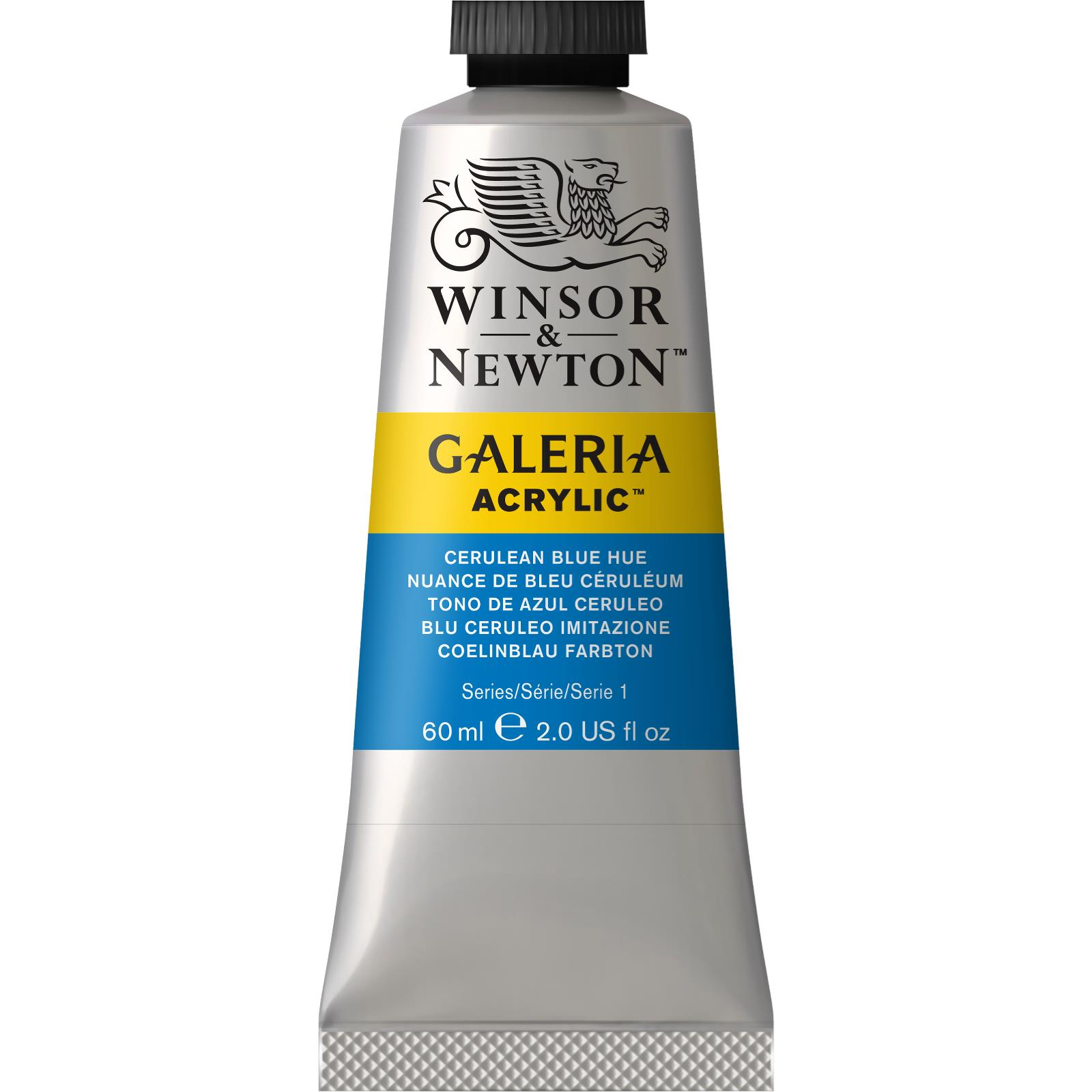 Краска акриловая художественная Winsor&Newton "Galeria", туба 60 мл, лазурь