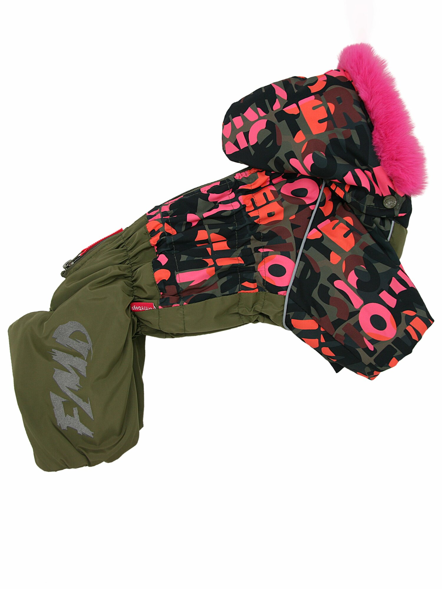 Утепленный комбинезон для собак девочек мелких и средних пород