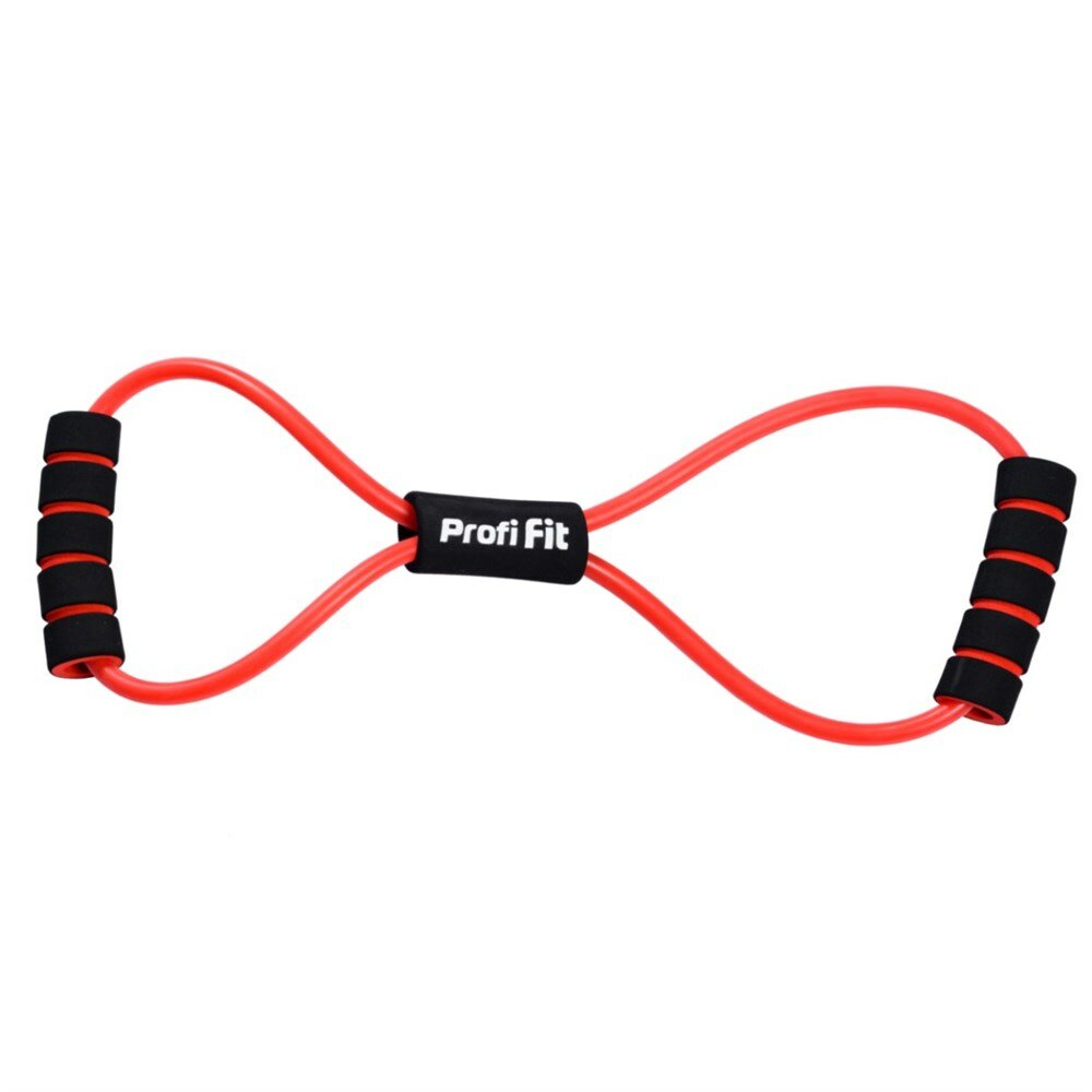 PROFI-FIT Эспандер трубчатый восьмерка, красный, сопротивление среднее 5 кг PROFI-FIT распродажа Красный