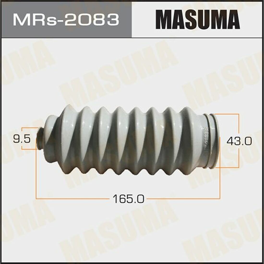 Пыльник рейки рулевой Masuma (силикон) mrs-2083 1шт.