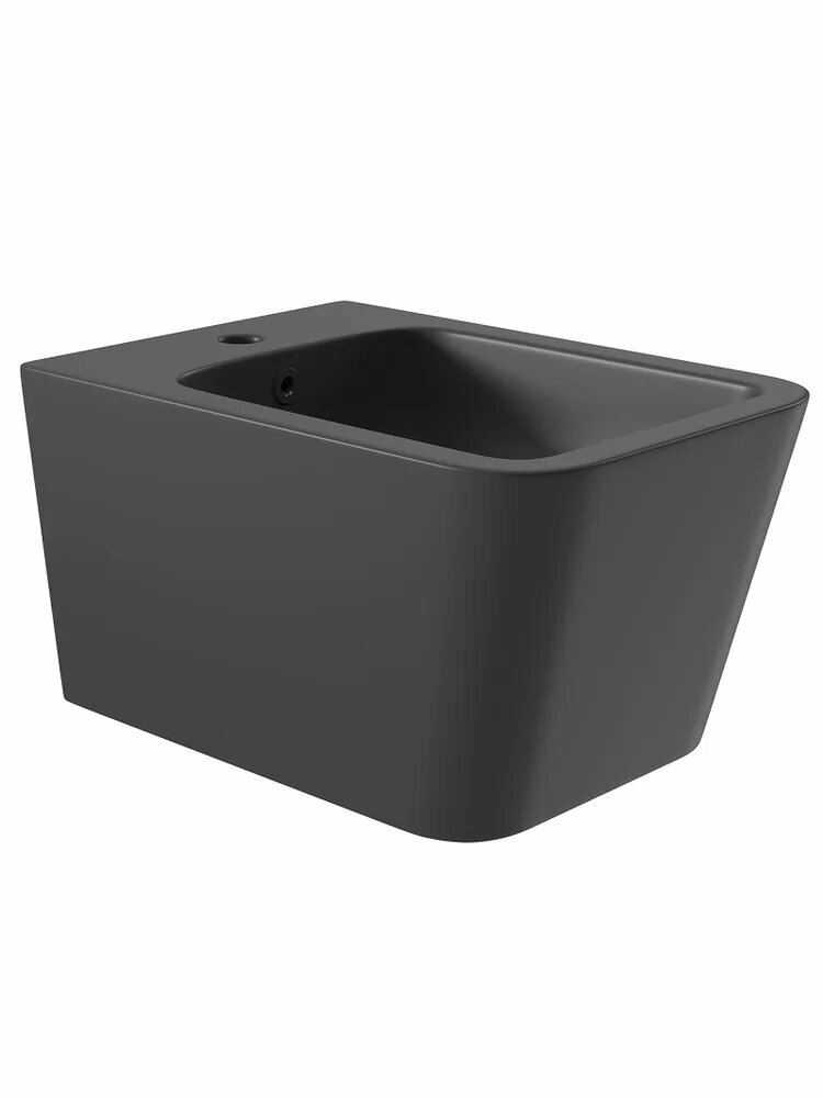 Биде подвесное Aqueduto Macio MAC0340 матовое черное
