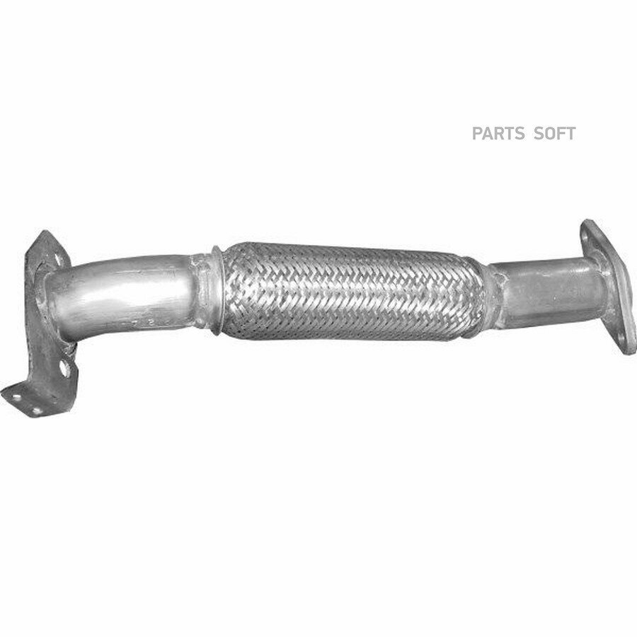 Труба глушителя приёмная от официального дистрибьютора, POLMOSTROW, артикул 12214