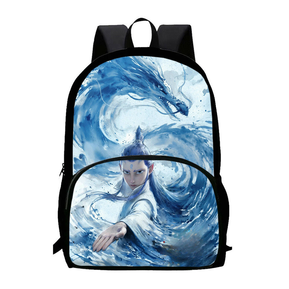 Nezha ii adventure licensed backpack прочный оксфордский рюкзак для школы campus
