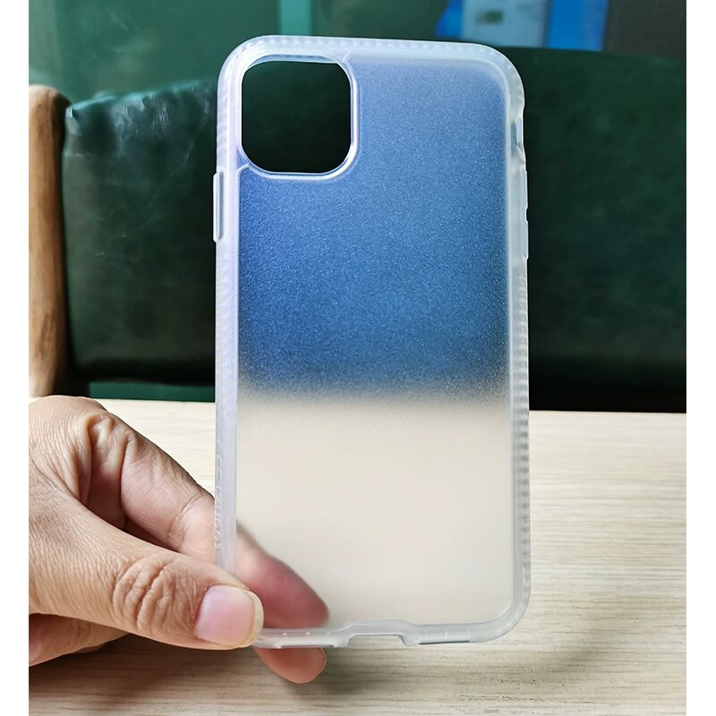 Чехол Tech21 для iPhone 11 с градиентным синим цветом, антиударная защита, узкий размер для Apple iPhone 11 унисекс