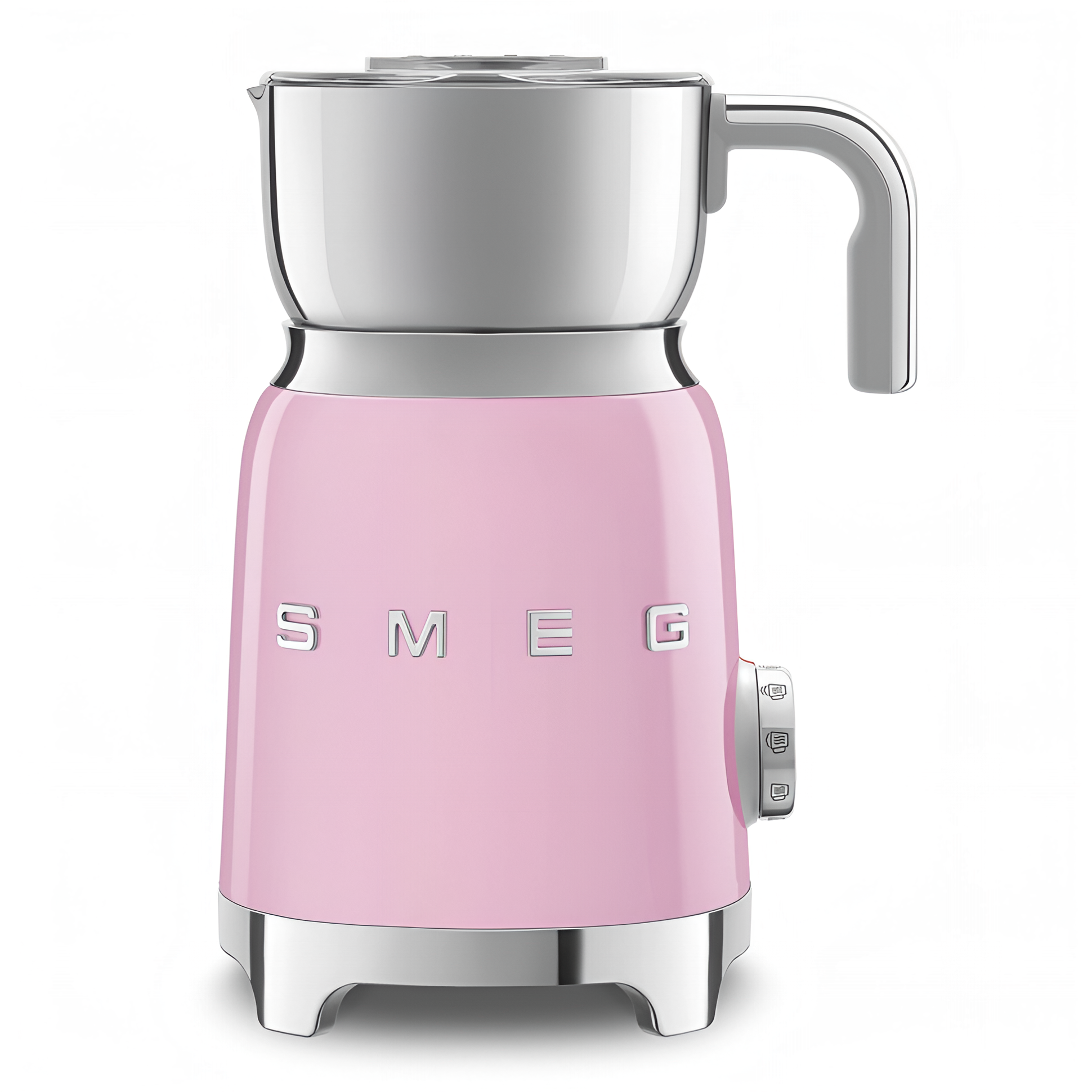 Вспениватель молока Smeg MFF11PKEU, нержавеющая сталь, цвет розовый