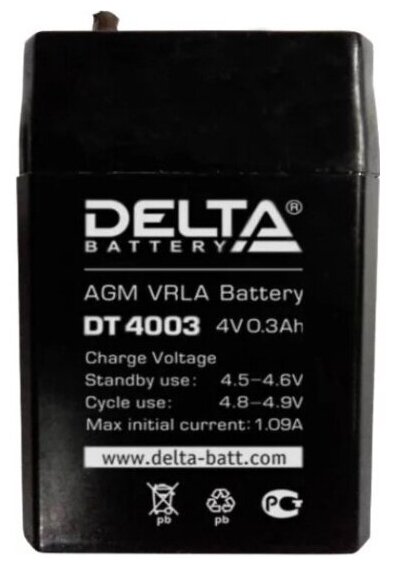 Аккумуляторная батарея Delta Battery DT 4003