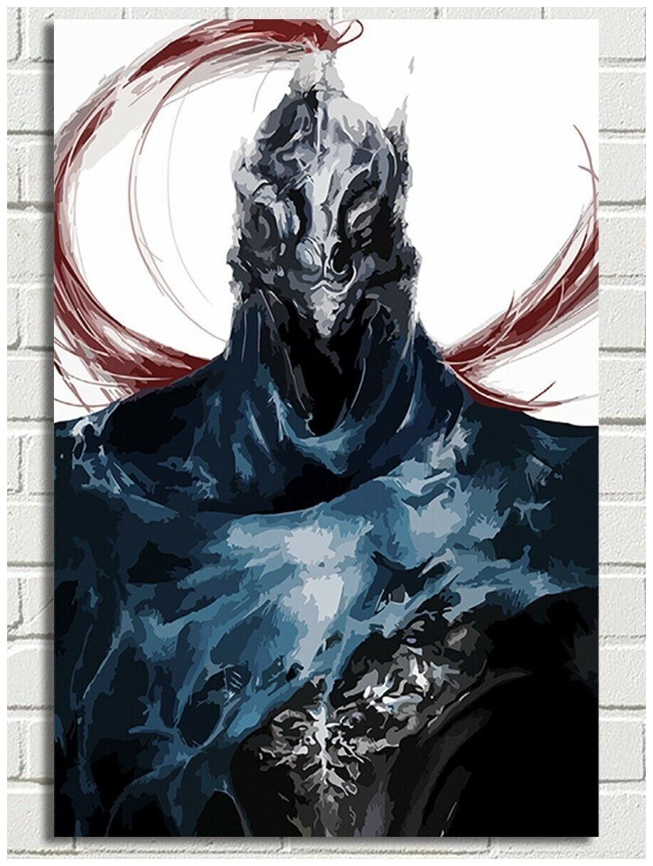 Картина по номерам игра Dark Souls - 6782 В 60x40