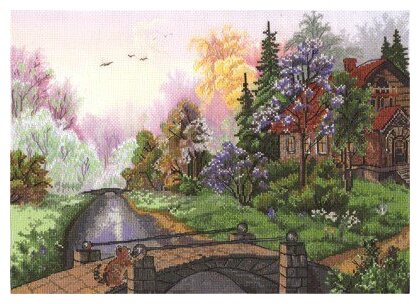 Персики в цвету ПС-1466