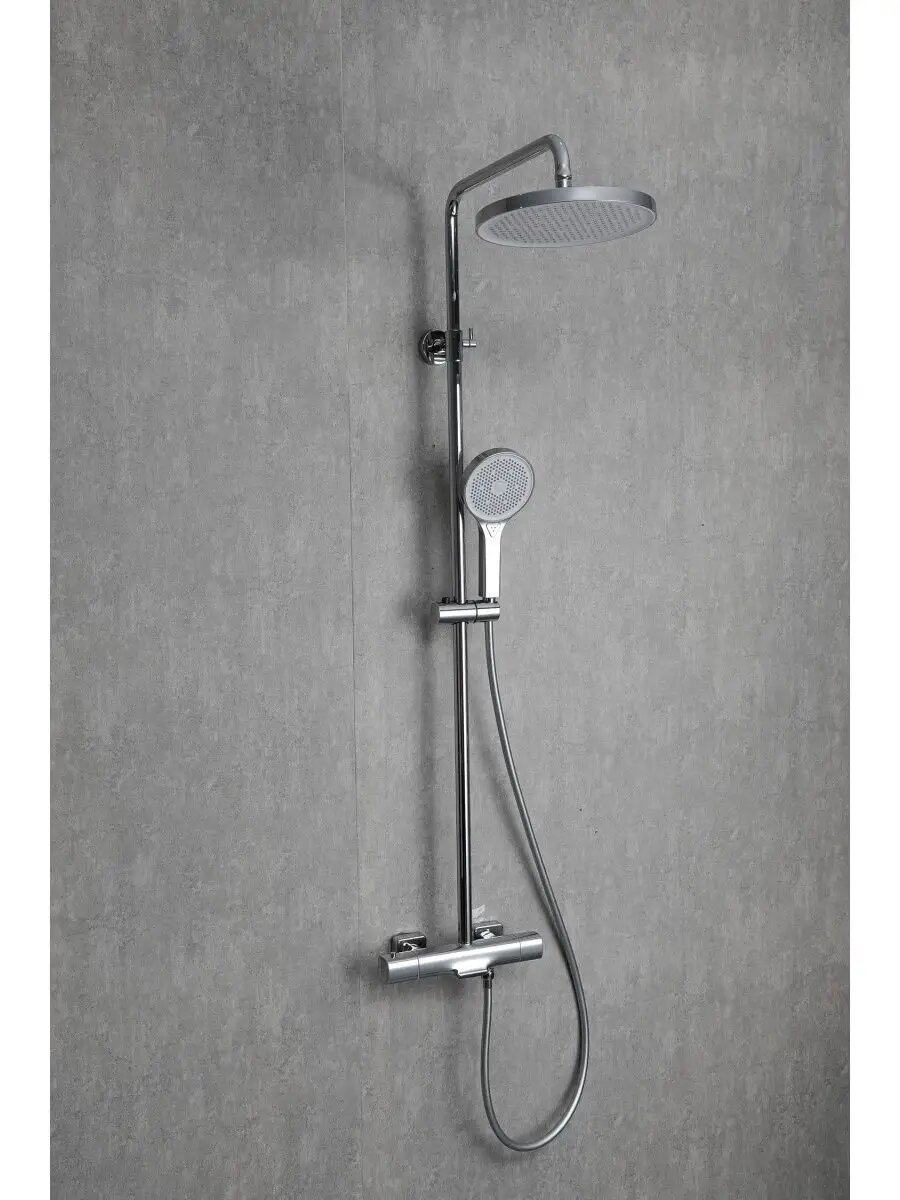 Душевая система Gappo G2495-71, латунь, термостат, цвет хром