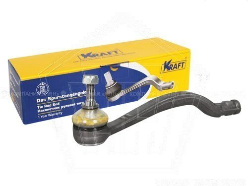 Наконечник тяги рулевой ваз lada largus, renault logan правый kraft