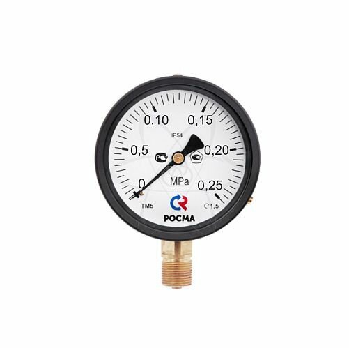 Манометр ТМ-510Р.00 (0.0,25МРА) М20X1,5.1,5. ТЕХ - росма