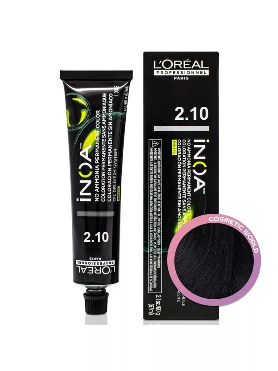 Loreal INOA 2.10 - Краска Иноа 60 мл — фото 1