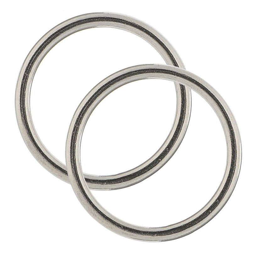 Кольцо крепежное d4 мм 35 мм нержавеющая сталь (4 шт.)