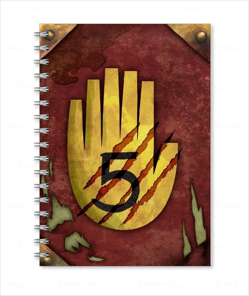 Тетрадь Mewni-Shop формата А4, с принтом "Гравити Фолз" - 3