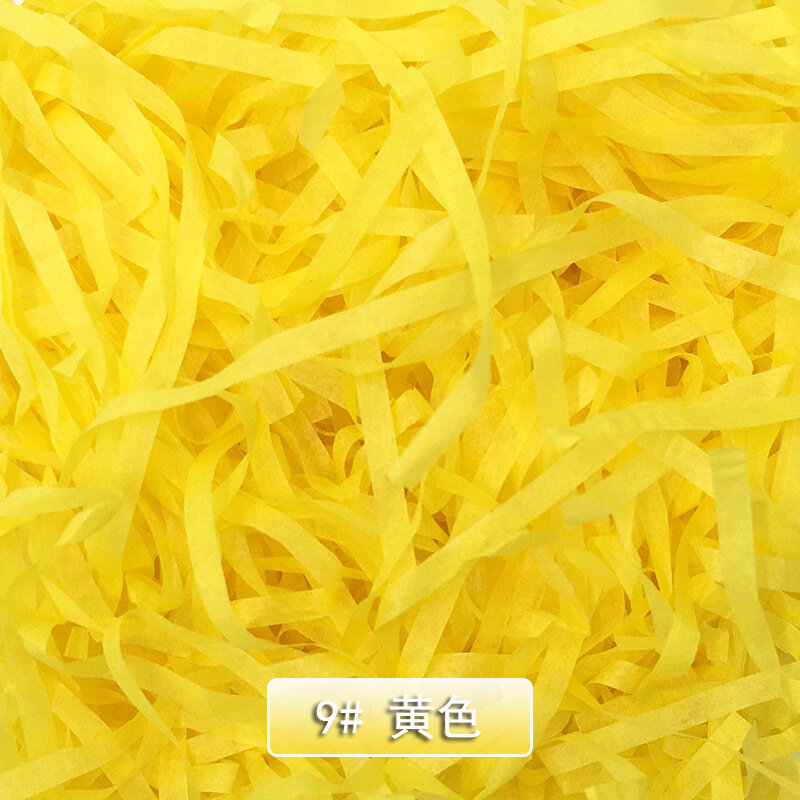 Рафия, измельчённая бумага, мятая бумага, декоративный наполнитель для подарочных и конфетных коробок, продается на вес.