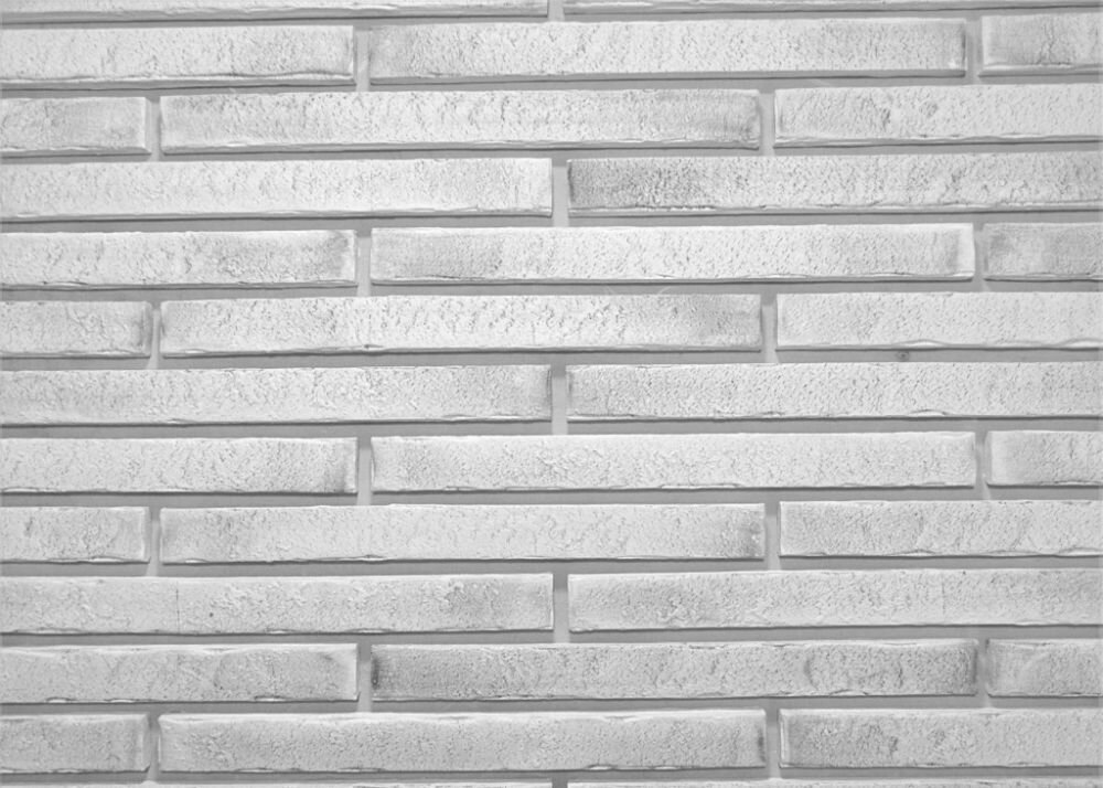 Декоративный Кирпич Русский Камень Ригельный Белая Скала Артикул 09.24 Ш40хВ3.5хТ1.5 см 1м2.