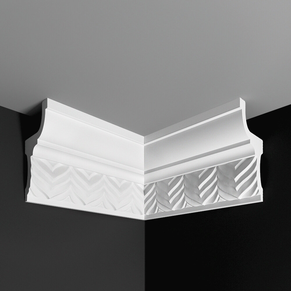 Угол Внутренний к Плинтусу Де-Багет ДП 28/110 Д2000хШ50хВ98 мм.