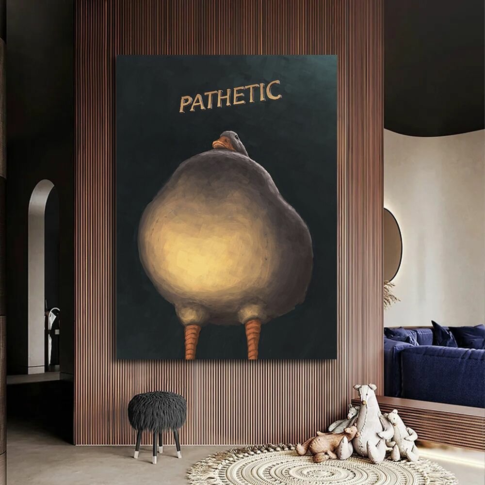 Картина "Гусь" ВсеКартины. Тут, на холсте, на подрамнике, 20x30 см