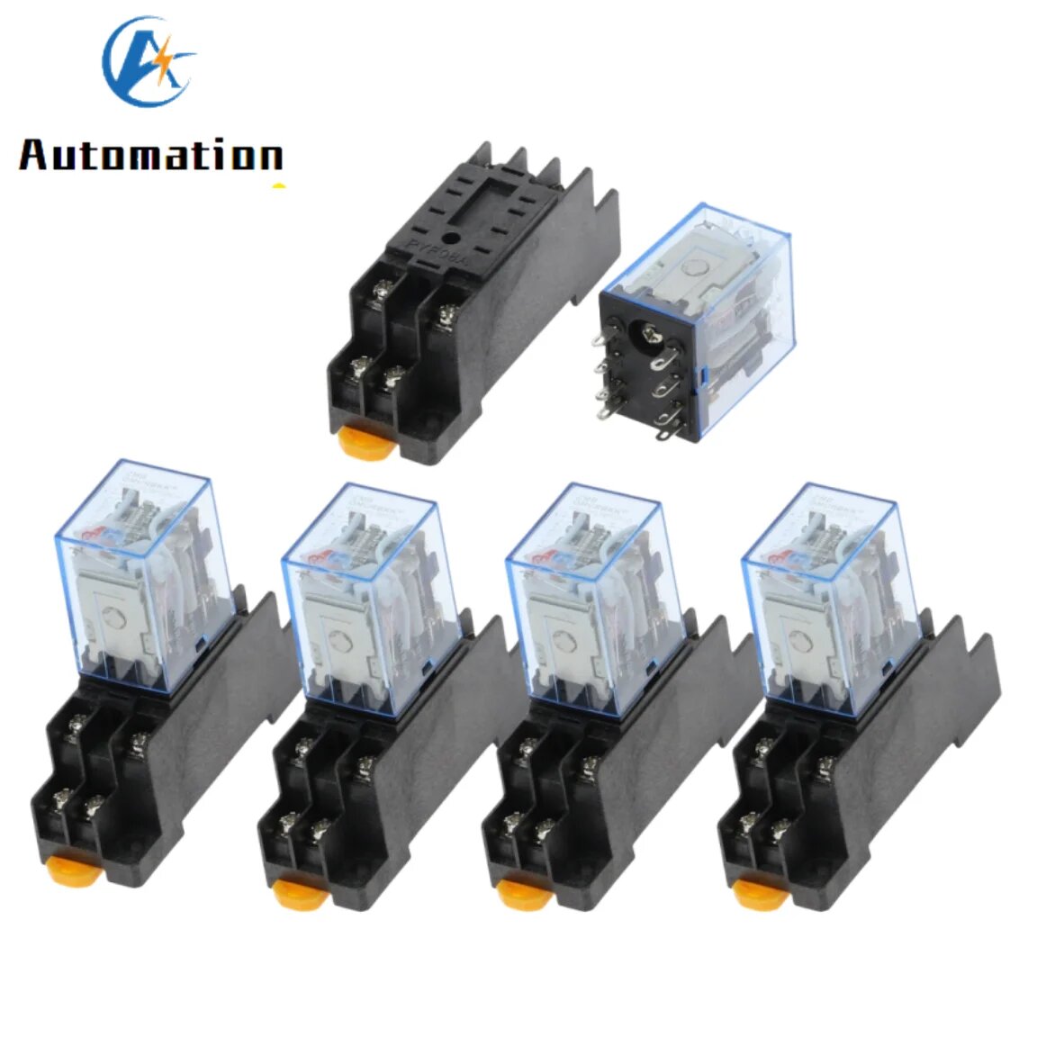 5 шт. Силовое реле MY2NJ черного цвета DC 24V